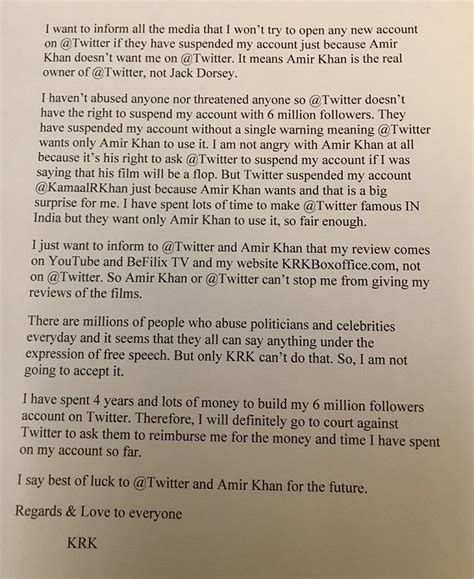 Kamal R Khan Aka Krks Twitter Account Is Finally Suspended And