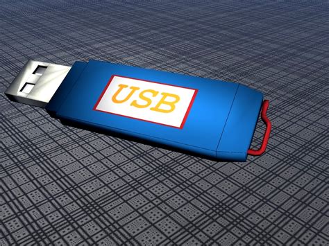 Usb Key 3d Model