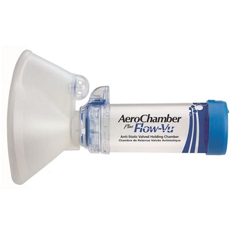AEROCHAMBER PLUS FLOW VU ANTI STATIC VHC INHALAČNÍ NÁSTAVEC S CHLOPNÍ A