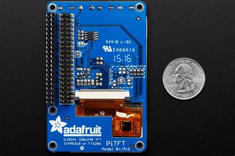 Adafruit Pitft Plus X Tft Capacitive Touchscreen Raspberry Pi Pi