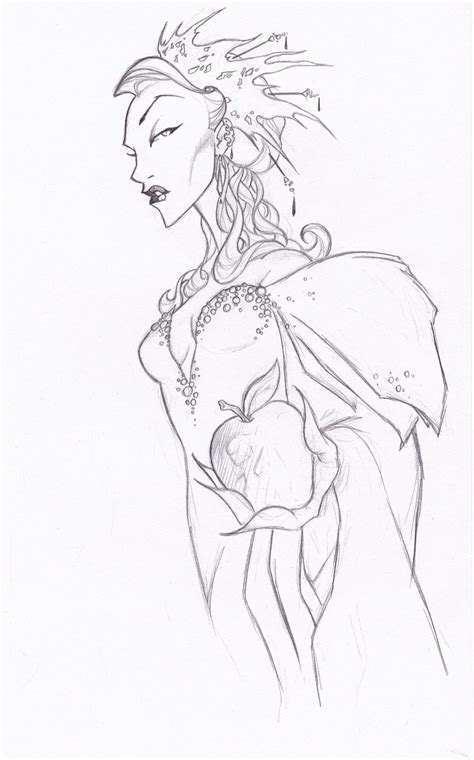 Evil Queen Sketch At PaintingValley Com Explore Collection Of Evil Queen Sketch