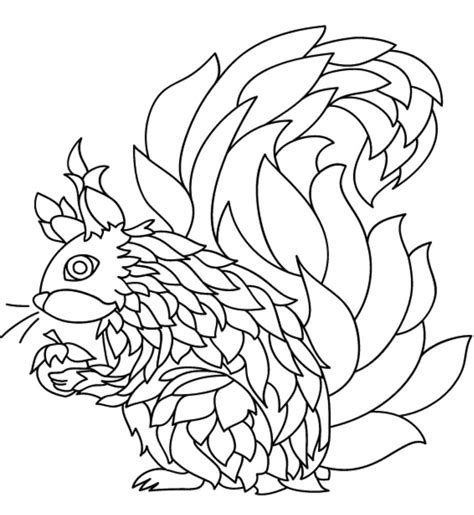 Dibujos De Ardilla Para Colorear E Imprimir Coloringonlycom
