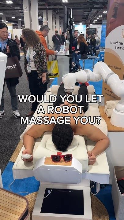 Would You Let A Robot Massage You 👀 Robot Massage Ces2024 Youtube