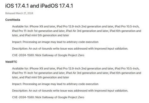 Apple Finally Reveals The Serious Security Issues It Patched In Ios 17