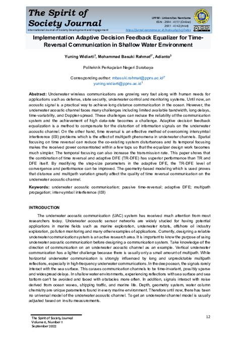 Pdf Implementation Adaptive Decision Feedback Equalizer For Time