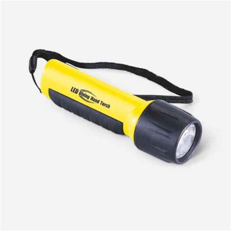 Watertight Torch 2 Led Yellow Decathlon