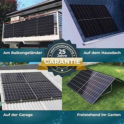 Balkonkraftwerk 920 W 600 W Solaranlage Steckerfertig Upgradebar Auf
