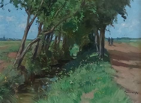 Willem Noordijk 1897 1970 Weidelandschap Met Door Bomen Catawiki