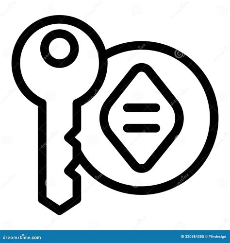 Secure Access Key With Digital Encryption Icon Stock Vector Illustration Of Safe Data 320584385