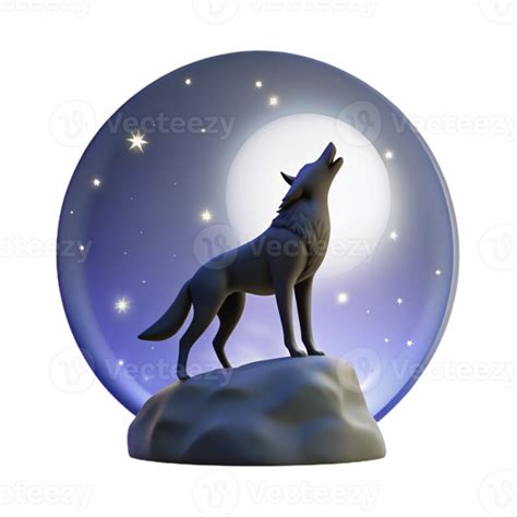 Extraordinary Rustic A Lone Wolf Howling At The Moon Silhouette Against A Starry Sky