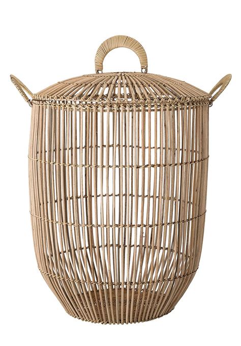 Großer Rattan Korb mit Deckel BLOOMINGVILLE Hier kaufen