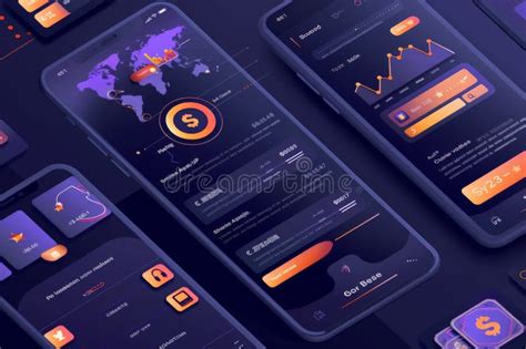 Neomorphism Bank App Interface Design On Smartphone Screen Online