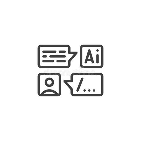 Icon Ai Chatbot Stock Illustrations 3930 Icon Ai Chatbot Stock