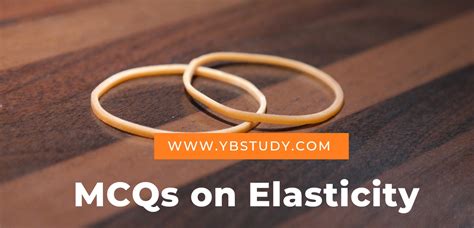 MCQ On Elasticity Pdf YB Study