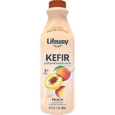 Lifeway Kefir Peach Low Fat Milk Smoothie 32 Fl Oz Target