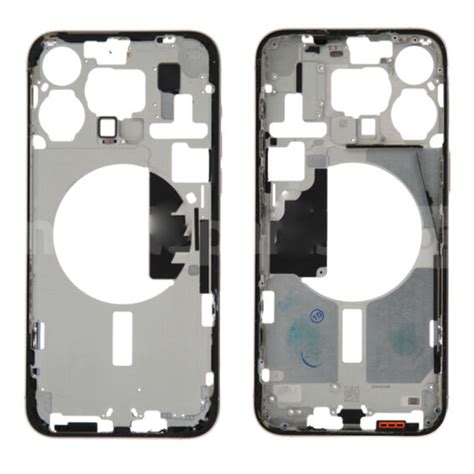Frame Housing Rear Chassis For Iphone 15 Pro Max Without Rear Glass