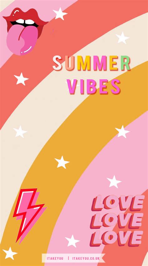 18 Delightful Summer Wallpaper Ideas Rainbow Summer Preppy Wallpaper