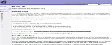 PHP Net Compromised And Redirecting To Magnitude Exploit Kit