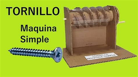 Máquina Simple De Tornillo Estructura Interna Y Funcionamiento Bulonera Da Silva