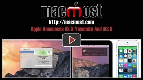Apple Announces OS X Yosemite And IOS