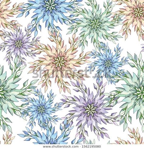Abstract Floral Pattern Wall Art