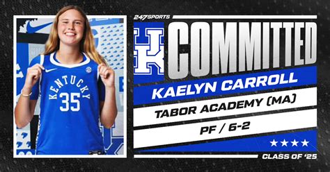 2025 Top 40 Prospect Kaelyn Carroll Commits To Kentucky