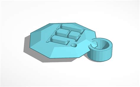 3d Design Diamond Key Chain Tinkercad