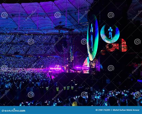 Coldplay Live In Kuala Lumpur 2023 Editorial Stock Image Image Of