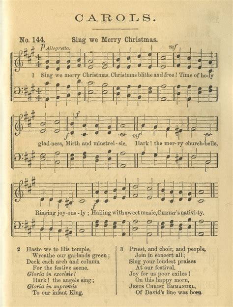 Sing We Merry Christmas