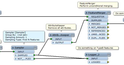 fme memorandum conditional execution based on feature existence