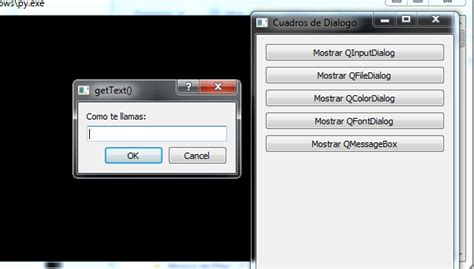 Ejemplos de interfaces gráficas realizadas con Python y PyQT PY
