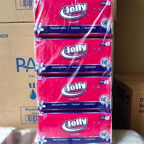 Jual Paket Isi 4 Tisu Tissue Jolly 250 Sheet 2ply Promo Shopee