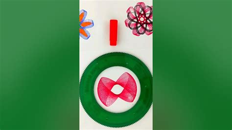 spirograph and red combination 🌹👍 youtube