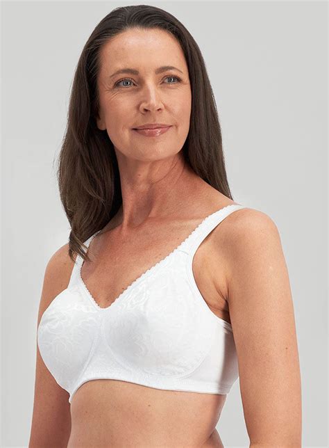 Playtex Ultimate Lift And Support Wirefree Bra White Debras
