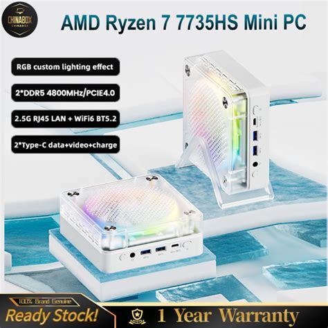 FLASH SALESZBOX Ice Soul Series Mini PC S H S H AMD Ryzen HS Cores RGB