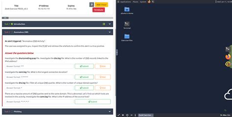 tryhackme zeek exercises — task 1 introduction and task 2 anomalous dns