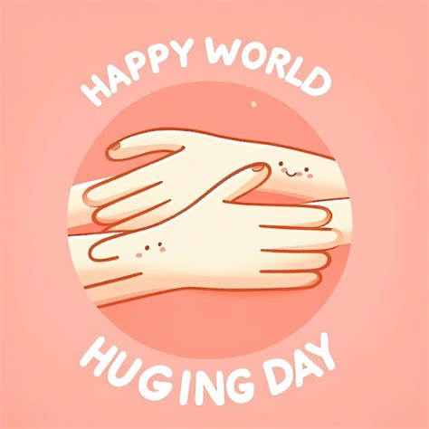 Premium Photo National Hugging Day Happy World Hugging Day January 21