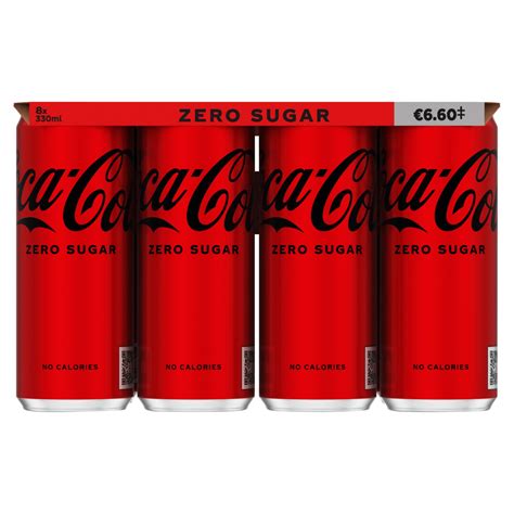 Coke Zero Can 8 Pack €6 60 Pmp 330 Ml