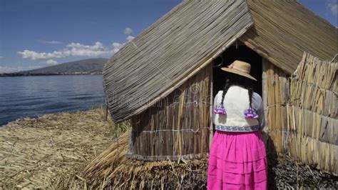 The Floating And Tourist Islands Of Lake Titicaca Puno Peru South