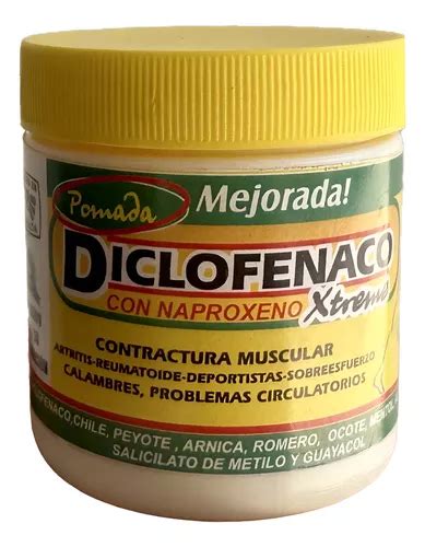 Pomada Con Diclofenaco Y Naproxeno Contractura Muscular Mercadolibre