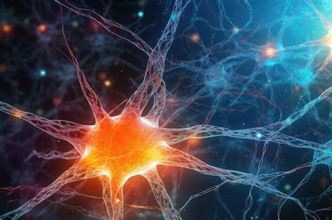 Premium Ai Image Dynamic Neural Connections Active Nerve Cells And