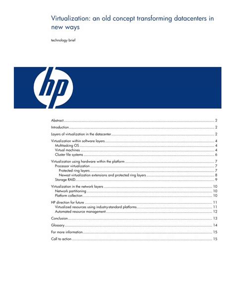 Pdf Virtualization An Old Concept Transforming Datacenters In
