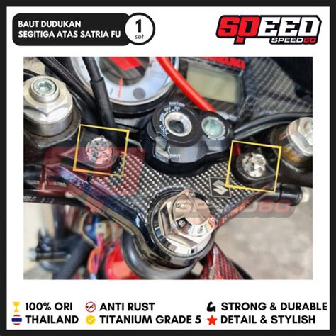 Jual Titanium Probolt Set Baut Segitiga Dan Mur Satria Fu Raider Grade Ki Artemis Baut