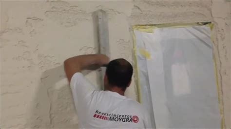 Enfoscado Proyectado De Paramentos Verticales Youtube