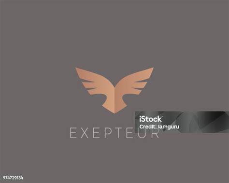 초록 새 로고 디자인입니다 크리에이 티브이 글 기호입니다 럭셔리 팔 콘 호크 로고 금융에 대한 스톡 벡터 아트 및 기타 이미지 금융 날기 디자인 Istock