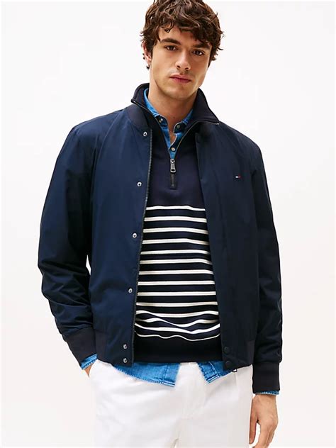 Lightweight Relaxed Bomber Jacket Blue Tommy Hilfiger