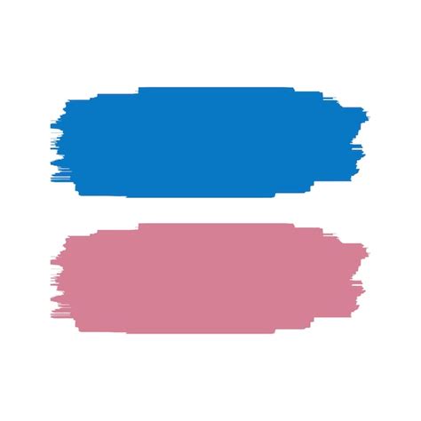 Premium Vector Abstract Grunge Paint Brush Stroke Shape