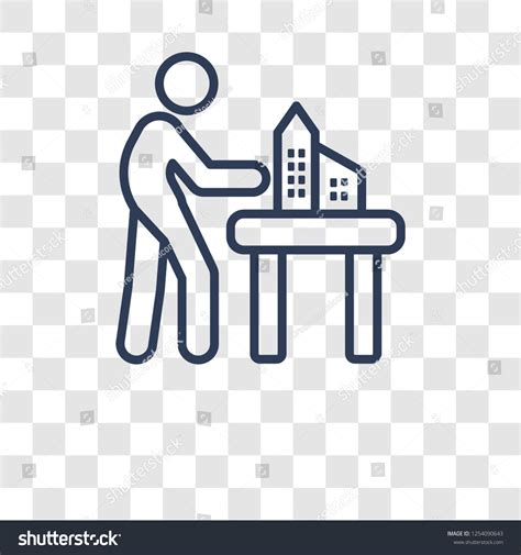 Model Building Icon Trendy Model Building Stock Vector Royalty Free