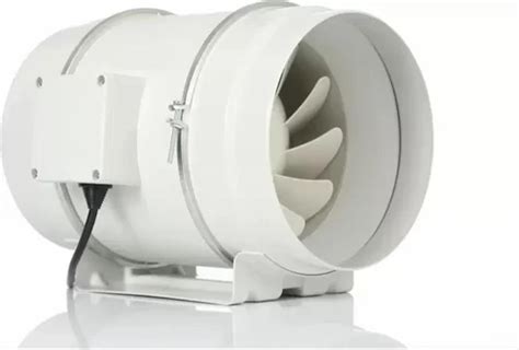 550 W Steel Inline Mix Flow Fan 3500 Rpm Capacity 3000 Cfm Max At